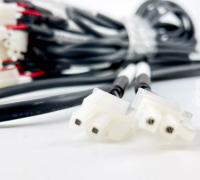 China Male To Female Medical Wire Harness 2 Pin Flexible RF Cables for sale