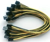 China 8 Pin Power Wire Harness Female PA66 Shield Cable 260mm For Automobile for sale