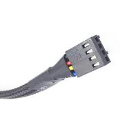 China 3 4 Pin Power Extension Cable , Braided Power Harness Cable for sale