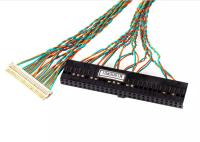 China Molex 1.8m Cable Harness Assembly Nickel Long Flat Coaxial for sale