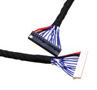 China DF 14 Micro Coaxial Cable 0.5mm 38 To 46AWG Small 370mm for sale