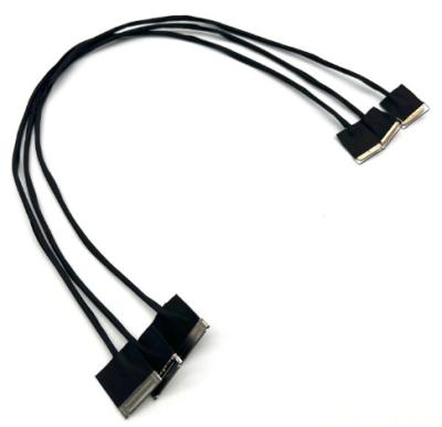 China 40 Pin 30 Pin Lvds Cable Assembly 38-46AWG Ultra Thin Coaxial For Pcb Board for sale