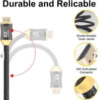 China 4k 120hz Hdmi 2.1 Ultra High Speed Hdmi Cable 30awg Wire for sale