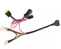 China 0.3mm 0.4mm Camera Cable Assemblies PVC Cctv Audio Tail Light Video Ecu Connector Car for sale