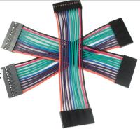 China 24 Pin Camera Cable Assemblies Male To Female Cctv Wire for sale