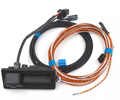 China Black ABS Camera Cable Assemblies 210mm Video Wire Single Shield for sale