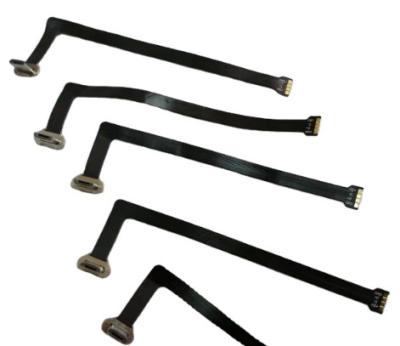 China 90 Degree Sync Micro USB Flat Ribbon Cable 230mm FPC For Charging for sale
