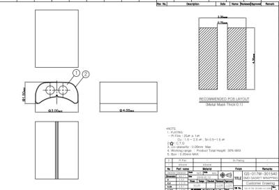 China 40mm SMD Gasket Electricity Production , Elastic Recovery Flat Silicone Gasket for sale