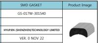 China 40mm SMD Gasket Electricity Production , Elastic Recovery Flat Silicone Gasket for sale