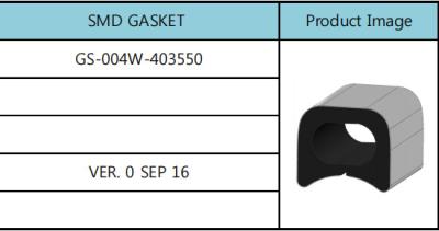 China 40mm Flat Rubber Gasket Seal 35mm PI Film Surface Mounter for sale