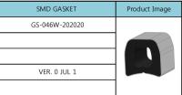 China 20mm SMD Gasket Elastic Recovery , Silicone Flat Round Rubber Gaskets for sale