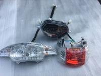 China Plastic  HJ110 DY110 110 CC Motorcycle Spare Parts Sample Abailable for sale