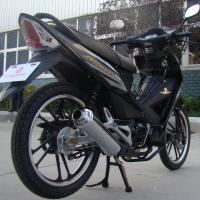 China Customizable Black 125cc Underbone Motorcycle With Four Stroke for sale
