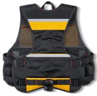 China Reflective Work Vest Multifunctional Construction Vest Mesh Breathable Construction Safety Armor Tool Vest for sale