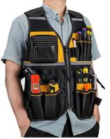 China Reflective Work Vest Multifunctional Construction Vest Mesh Breathable Construction Safety Armor Tool Vest for sale