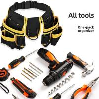 China Magnetic Waterproof Heavy-Duty Adjustable Tool Belt Bag OEM/ODM Lightweight Multifunctional Tool Bag for sale
