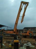 China CE certifiion 23M Q355B High Reach Demolition Boom Excavator Long Reach, 385 Hyundai Long Boom Excavator for sale