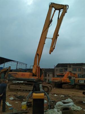 China CE certifiion 23M Q355B High Reach Demolition Boom Excavator Long Reach, 385 Hyundai Long Boom Excavator for sale