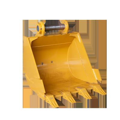 China Q355B Yellow Excavator Rock Bucket 0.8 Cbm For 320 ZX200 DX200 SY205C for sale