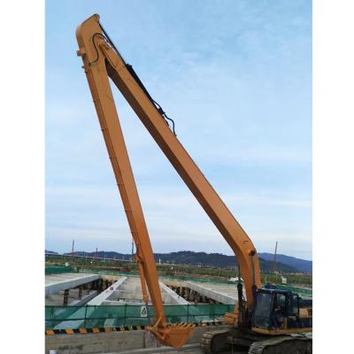China Long Reach 335 XE350 SH350 Excavator Boom Arm 35-39 Ton 22m With Bucket for sale
