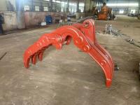 China CE Antiwear Mechanical Grab For Excavator ,  Jcb Liebherr Scrap Metal Grab for sale