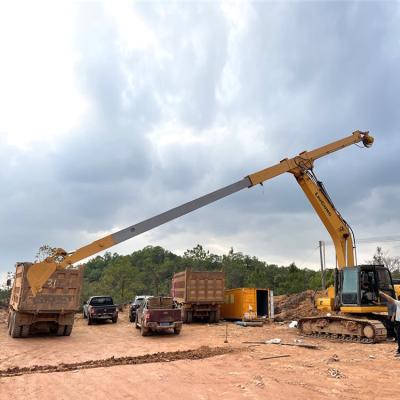 China 14 Meters Excavator Telescopic Boom , KOMATSU Telescopic Dipper Arm 16m for sale for sale