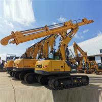 China Forestry Machine PC200 Excavator Telescopic Boom long reach for grab timber with 360 Degree Rotation Grapple for sale