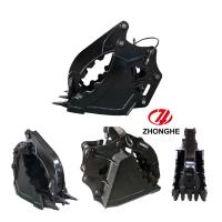 China Mechanical Excavator Hydraulic Thumb , Graptor Bucket For PC200 320 ZX200 for sale