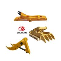 China Hydraulic Excavator Thumb Bucket , Excavator Thumb Attachments For 308 PC120 for sale