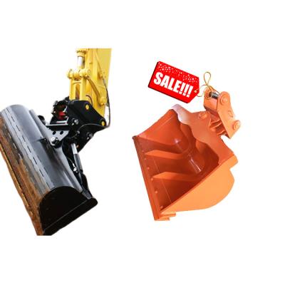 China 312 PC130 Excavator Tilt Bucket with Single / Double Cylinder for sale