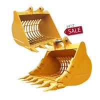China SY60 307 PC58 Skeleton Excavator Bucket , 2-15Ton Backhoe Attachments for sale