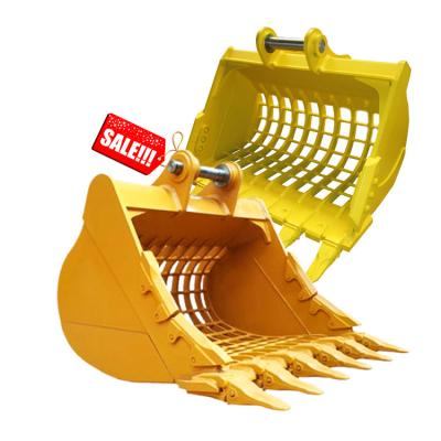 China ZX200 349 Excavator Screening Bucket , Durable Excavator Skeleton Bucket ODM OEM for sale