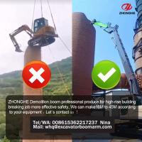 China Mini Excavator Long Reach Demolition Boom For ZX60 PC120 316 excavator high reach demolition demolition excavator for sale