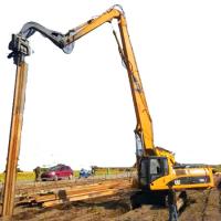 China High-Tech Engineering Industry Customized Excavator Pile Driving Arm Mechanical Equipment HY350 Q355B for sale