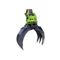 China Durable Q355B Material Hydraulic Excavator Wood Grapple For 320 for sale