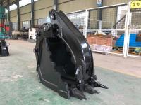 China Q345B Excavator Hydraulic Thumb , Graptor Bucket For 320 for sale
