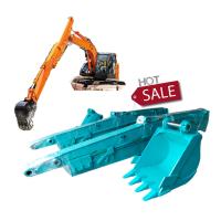 China Patented 6-12M Sliding Boom , Q355B Q690D Excavator Sliding Arm For 312 Pc240 Zx350 for sale