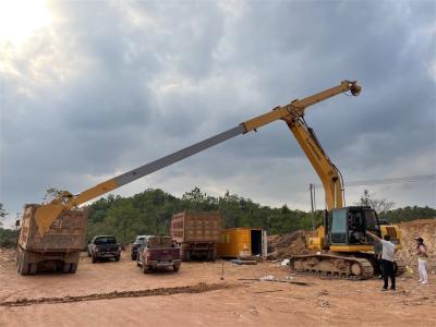 China Excavator Telescopic Arm 14M Telescopic Dipper Arm Excavator long reach For 320D for sale