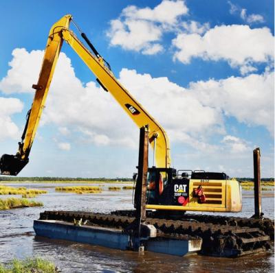 China Yellow Long Reach Boom 14 Meter for River Cleaning Excavator for sale