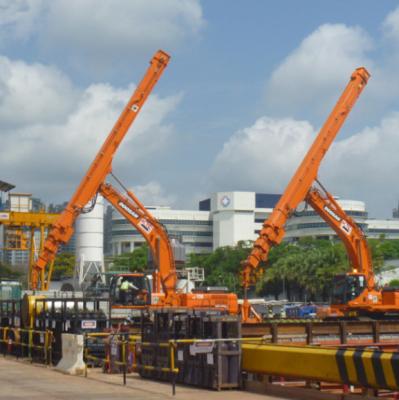 China 320 Long Boom Excavator Telescopic Arm , Excavator Telescopic Boom With Bucket for sale