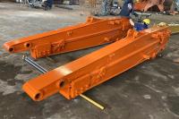 China Q355B Painted Excavator Sliding Arm with 12M Length 0.5cbm Bucket Capacity Sliding Extension Way for sale
