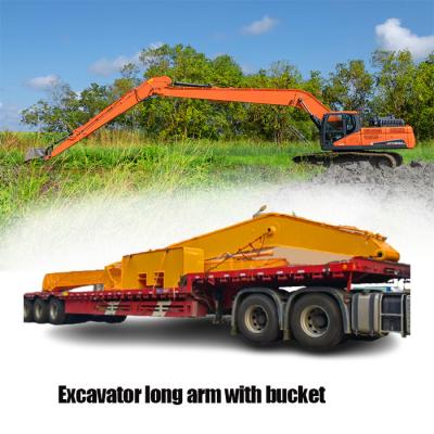 China Yellow Steel Excavator Boom Arm , CE Certified Long Excavator Arm for sale