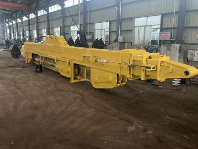 China 700 Steel Excavator Telescopic Boom 0.6cbm Bucket Capacity in Orange Yellow Blue Customized Lengths for sale