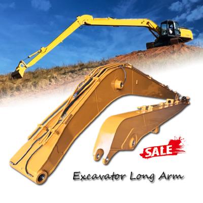China Yellow Painted Q355B Excavator Boom Arm 20mm Steel Construction New with Video Inspection for sale
