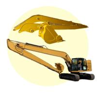 China Quality Q355B Q690D Long Reach Excavator Reach Long Boom Arm Excavator Attachment for sale