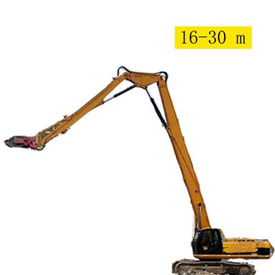 China Q690D Demolition Boom Arm Excavator High Reach 26M 28M 30M For Sanny Hitachi  Heavy Equipment Parts for sale