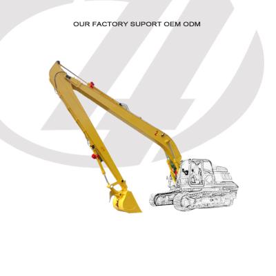 China Two layers groove welded 18M Long Reach Arm For Excavator 320D PC200 ZX200 for sale