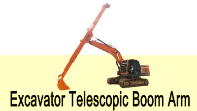 China OEM LG700 Telescopic Excavator Boom Arm For  Hitachi Komatsu Kobelco for sale