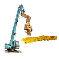 China Pile Higher Excavator Pile Driving Arm Pile Driving Boom For 45 Ton 55 Ton 65 Ton for sale