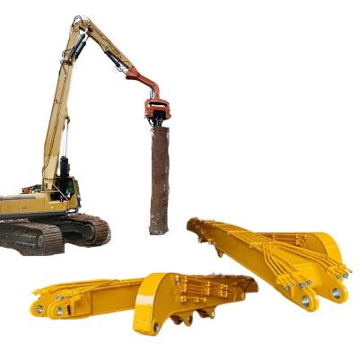 China Excavator Pile Driver Attachment For  Hitachi Komatsu excavator pile arm pile boom for sale